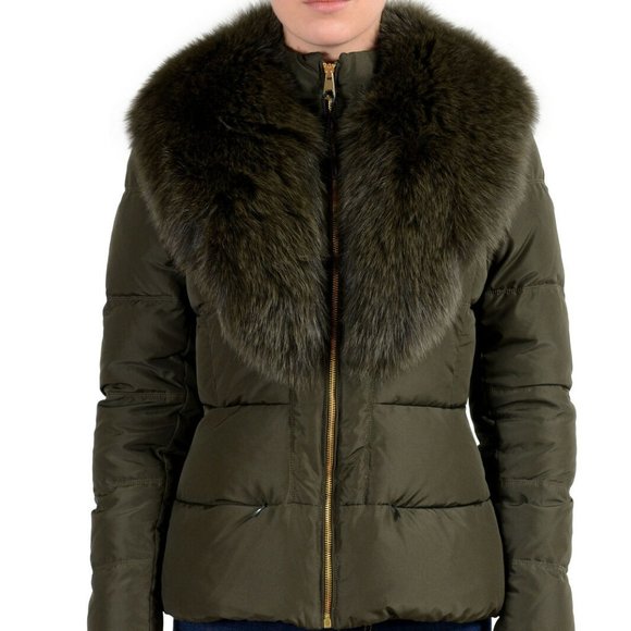 Versace Collection | Jackets & Coats | Versace Collection Down Fox Fur ...